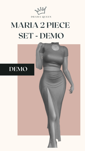 Second Life Marketplace Drama Queen Maria Set Demo